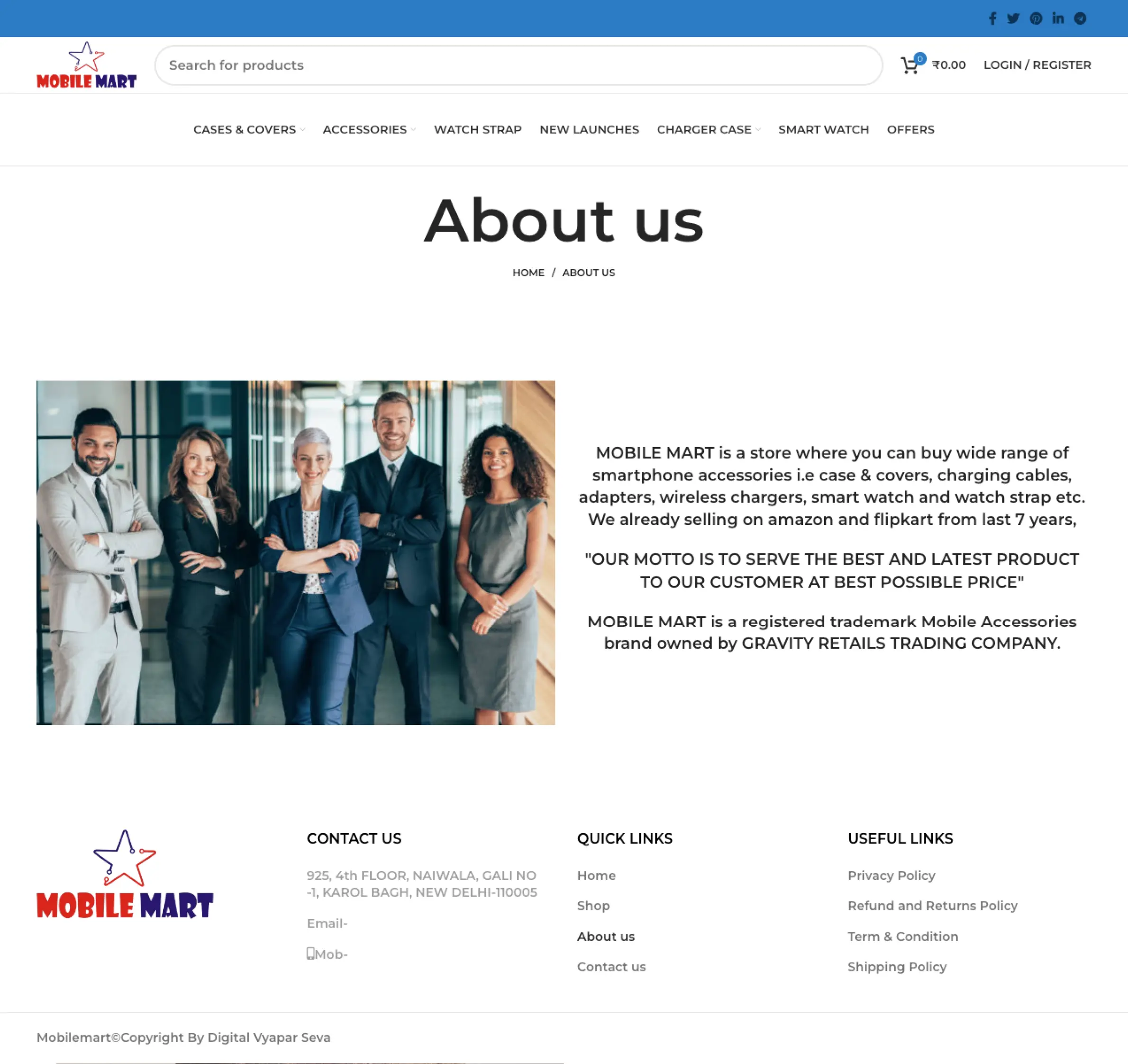 Mobile Mart, Magento Design & Development - Webskitters LTD