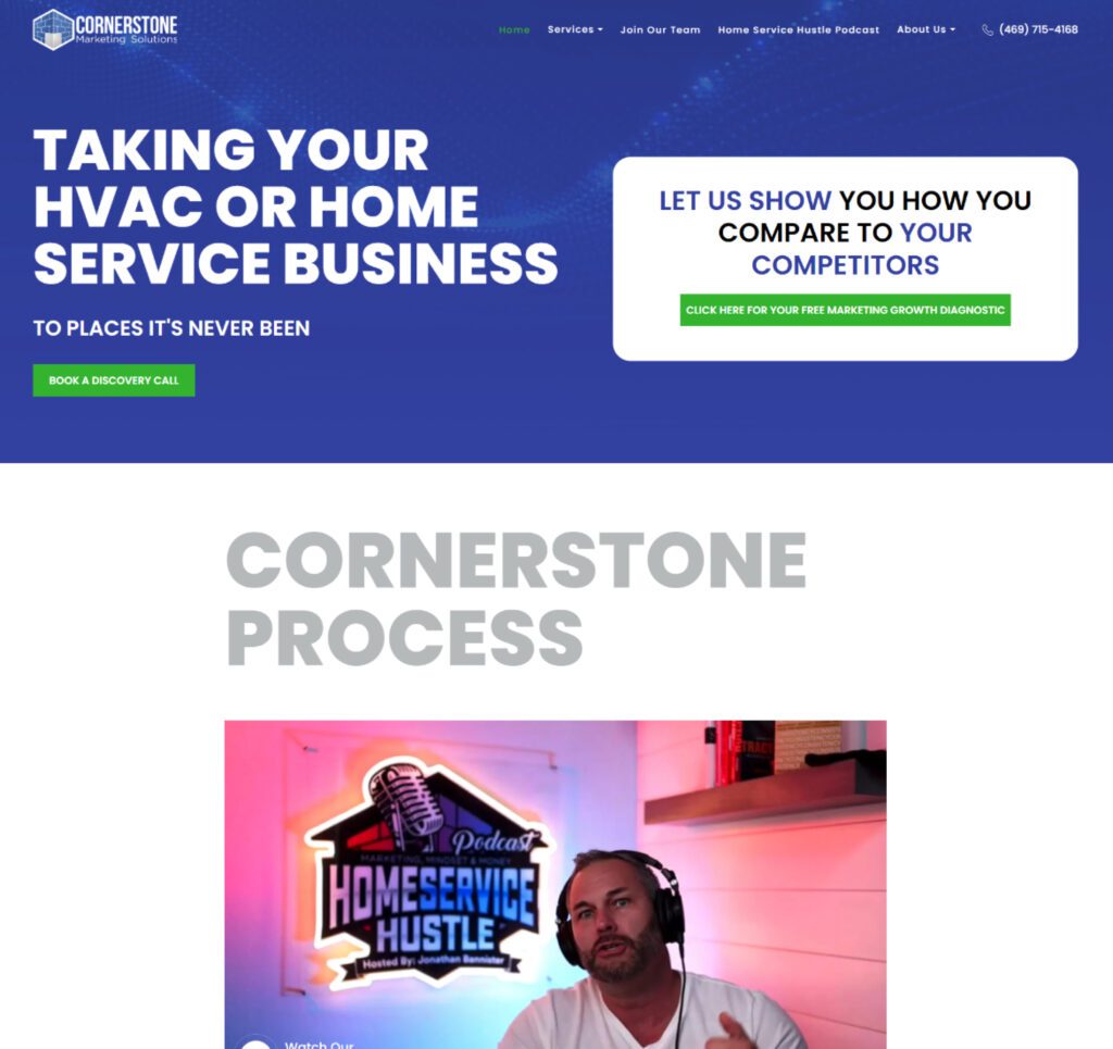 Corner Stone, Web Design & HubSpot Development - Webskitters LTD