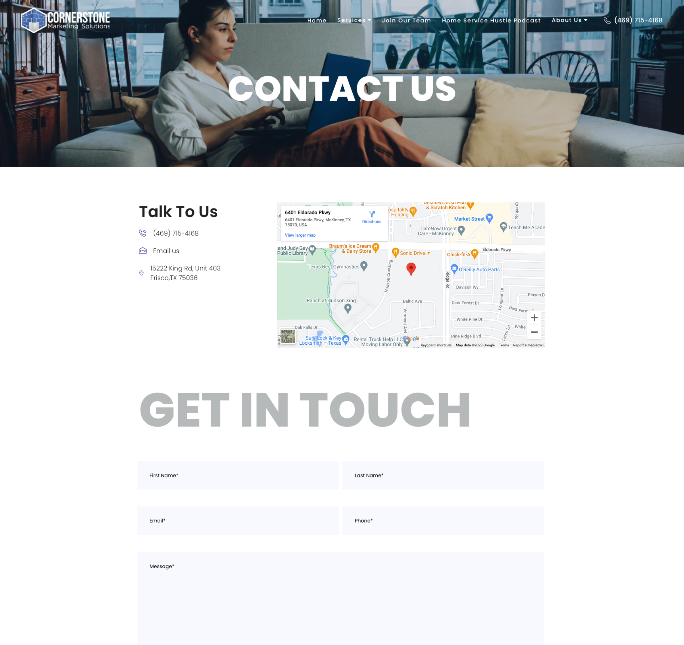 Corner Stone, Web Design & HubSpot Development - Webskitters LTD